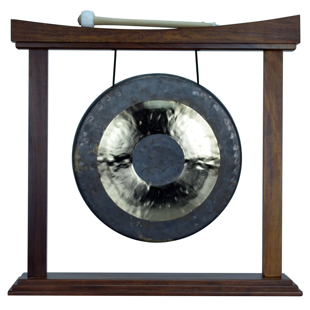 14" Chau Gong on Curved Rosewood Gong Stand with Mallet – The Gong Shop
